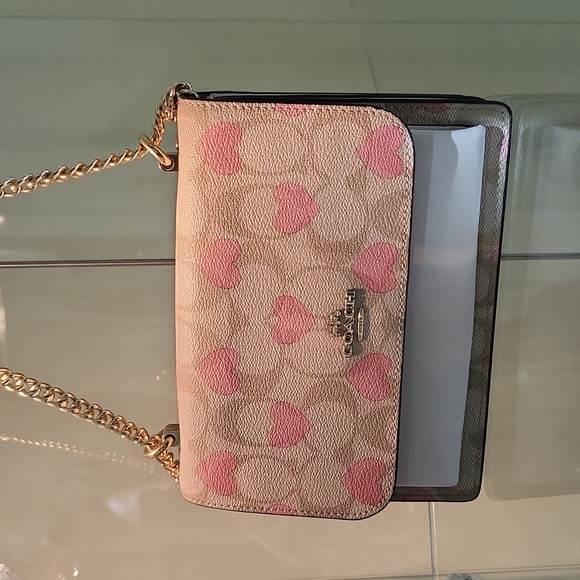 Coach | Bags | New Goldlight Khaki Mini Klare Crossbody In Signature ...